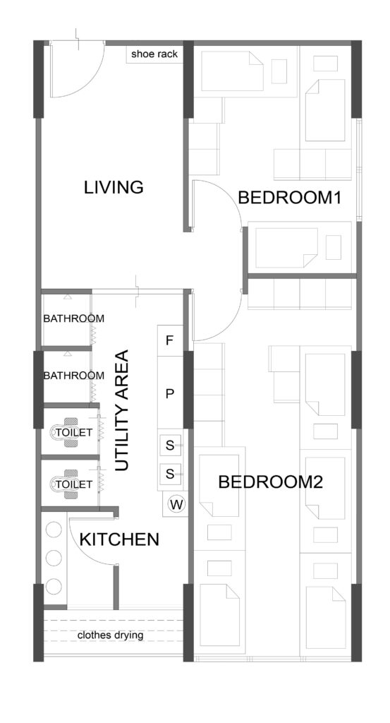 Living Domain - Tuas South Dormitory