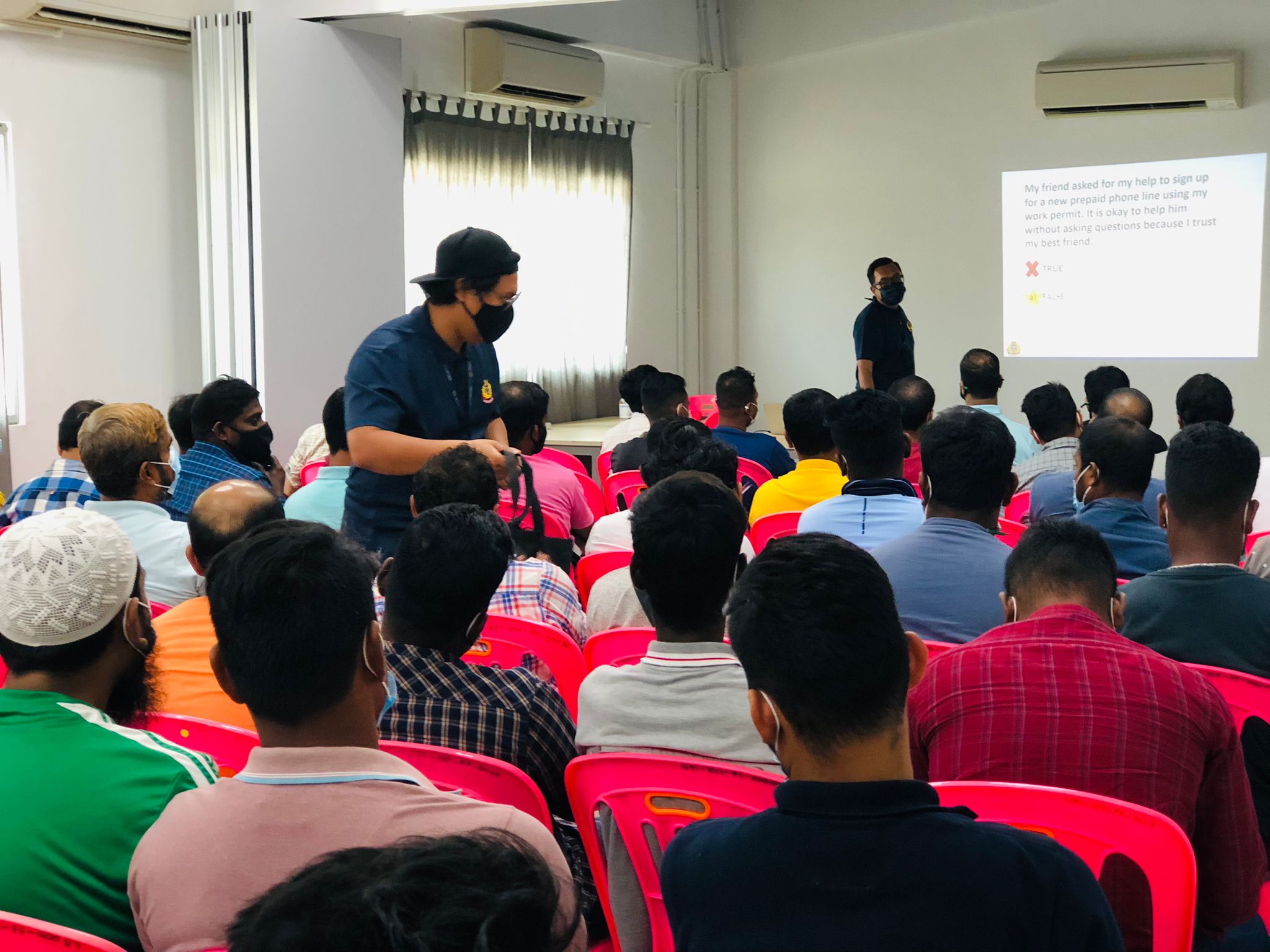 SPF Crime Prevention (SCAMs advisories) 2022 - Tuas South Dormitory