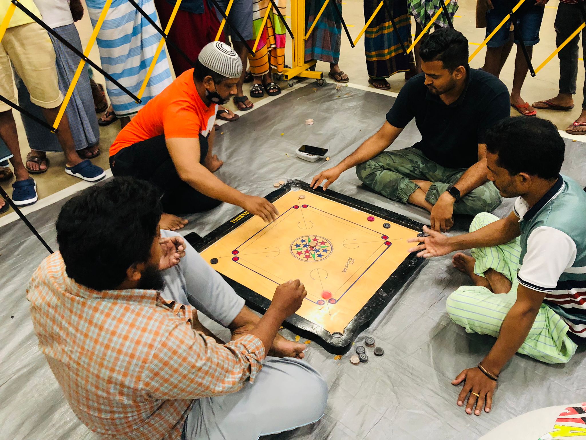 Carrom Board Tournament 2022 - Tuas South Dormitory