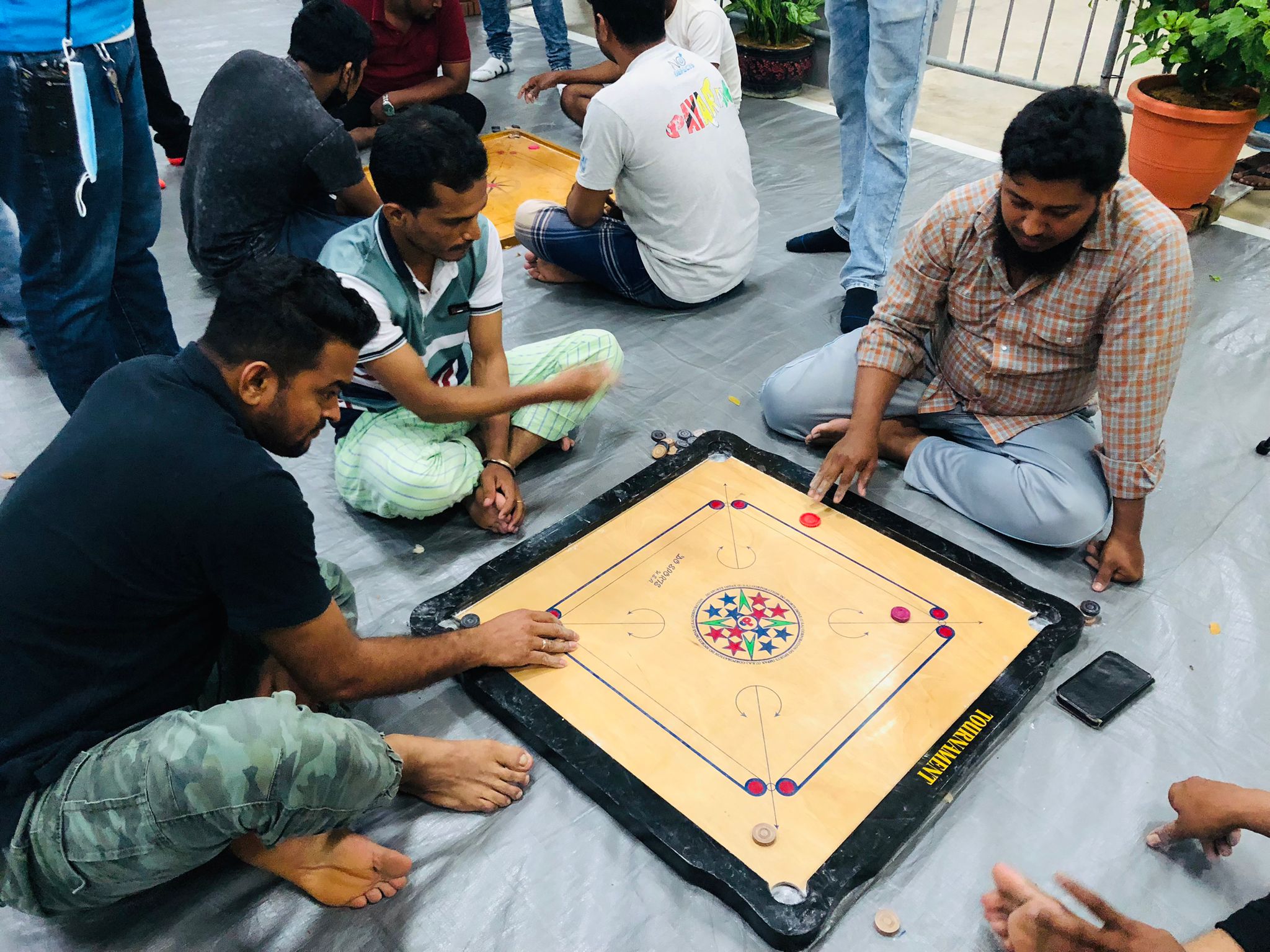 Carrom Board Tournament 2022 - Tuas South Dormitory