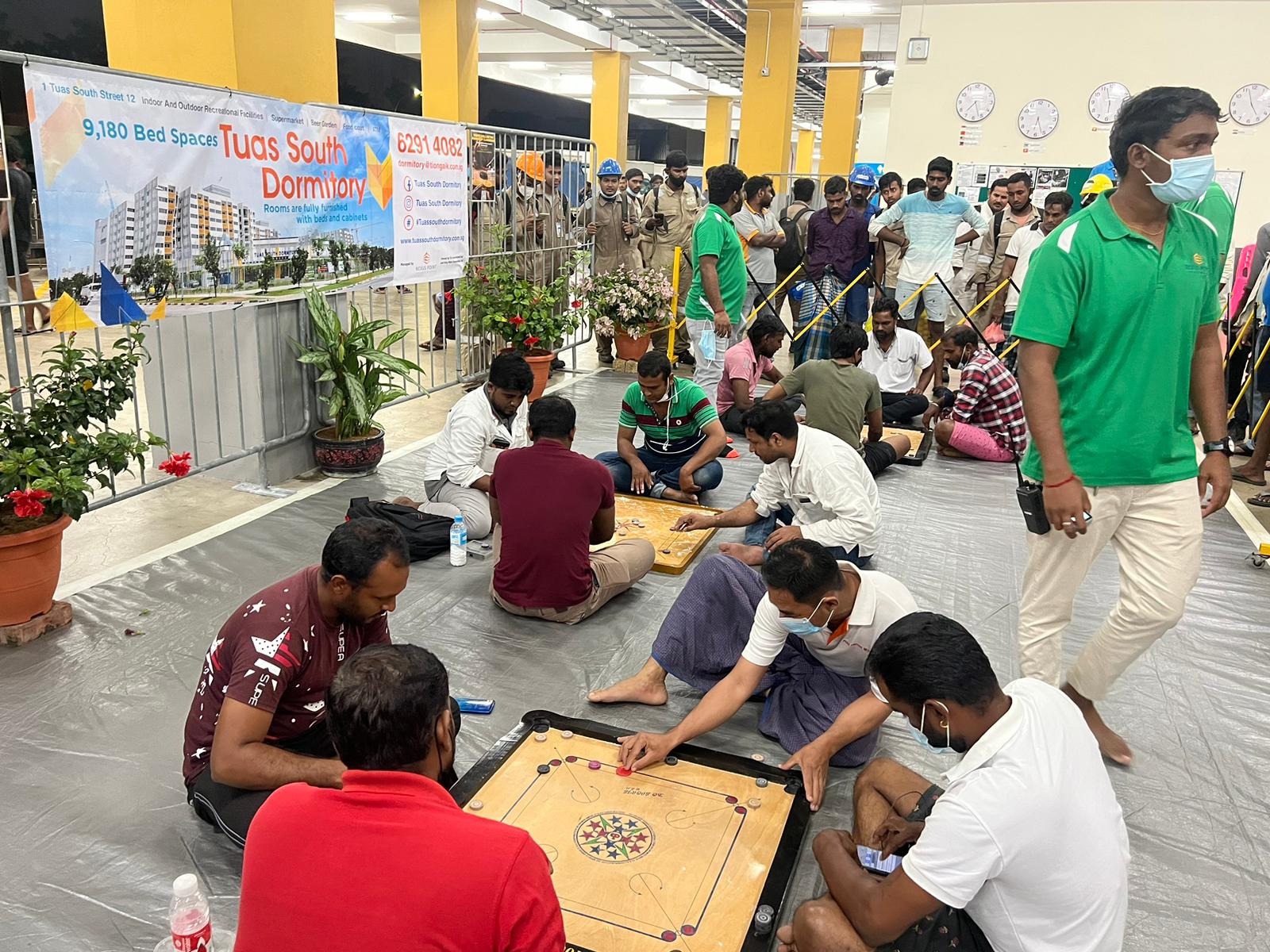 Carrom Board Tournament 2022 - Tuas South Dormitory